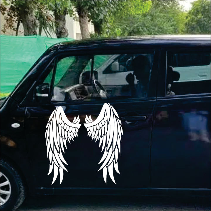 Angel Wings Vinyl Sticker Inspirational Car Window Decal Heaven ...