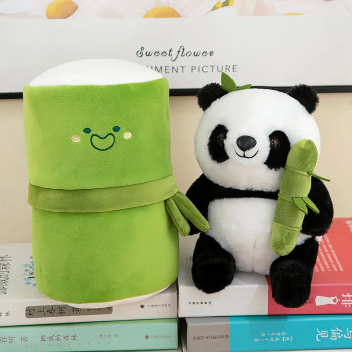 Bamboo Panda Plush Dolls Toy Soft Stuffed Plush Pillow Toys Birthday ...