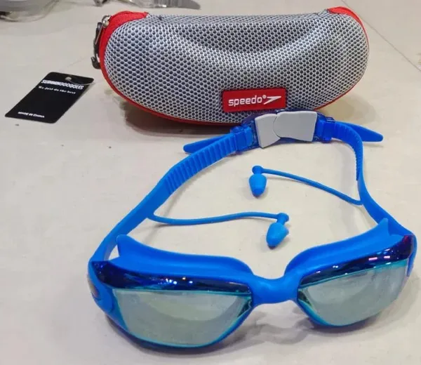 Speedo Professional Swimming Goggles – Anti-Fog, UV Protection ...
