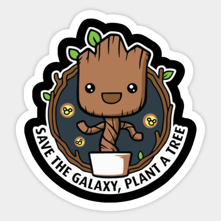 Groot Stickers - Galaxy of Guardians Stickers - Marvel Stickers ...