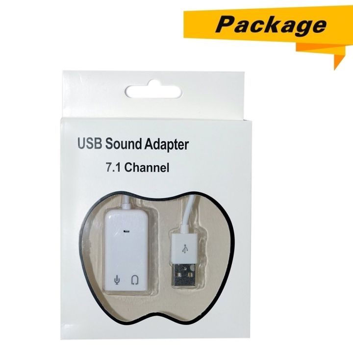 7.1 channel usb external sound card audio adapter with mic 5Hv2 Sound Adapter PLUG and PLAY ...