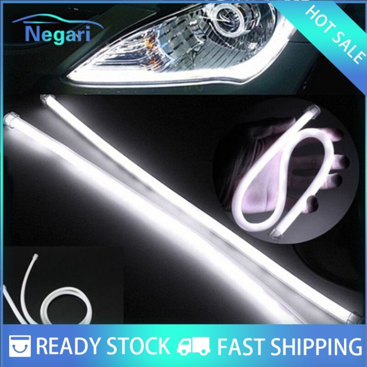 [Negari] 30cm Drl Flexible Led Tube Strip Daytime Running Lights Car ...