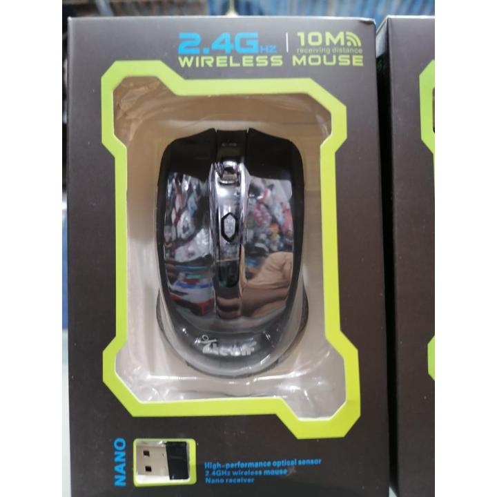 Universal 2.4GHz Wireless Optical Mouse With Nano Receiver | 12K Sensor ...