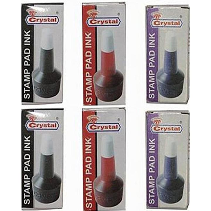 Pack of 6 Crystal Stamp Pad Ink Multi Color (1 Pcs) | Daraz.pk