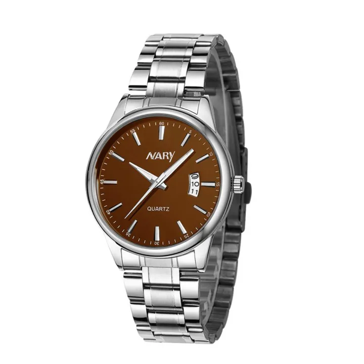 【Hengli jewelry story】Men Calendar Quartz Stainless Steel Casual ...