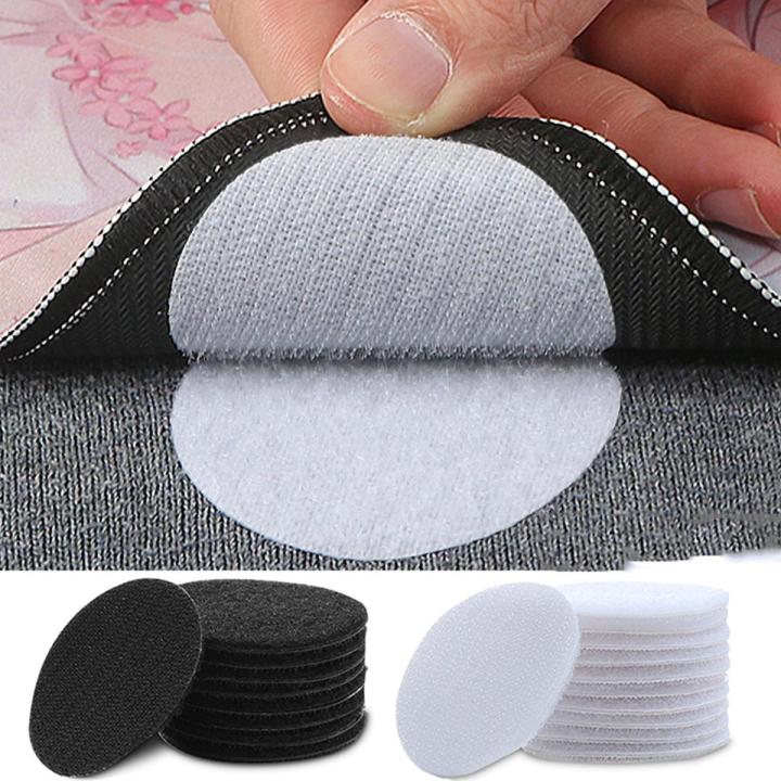 Velcro dots Sticky 4/8/12pairs White/Black 5cm diameter Velcro tape ...