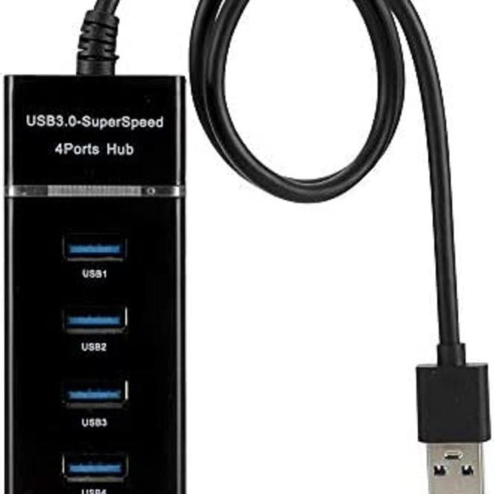 USB 3.0 Hub 4 Ports High Speed usb 3.0 port Hub Splitter Fast Data Transfer USB Hub Extender ...
