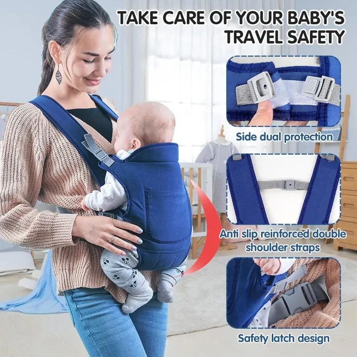 Ergonomic Sling Baby Carrier Belt, 2 In 1 Multifunctional Crossbody ...