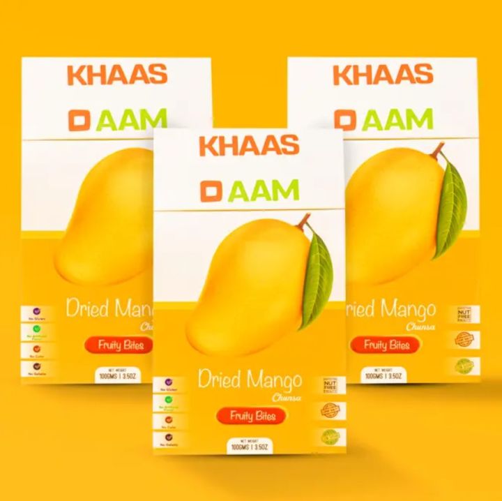Pack of 3 Khaso Aam Mango Chaunsa Flavor 100 Gm, 100% Natural Dried ...