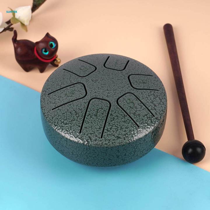 Drum, Mini Hand Drum Percussion Instruments, Ethereal Drum 3.8 inch 6 ...