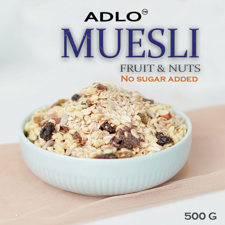 Oatmeal / muesli 500 gram with dry fruits | Daraz.pk