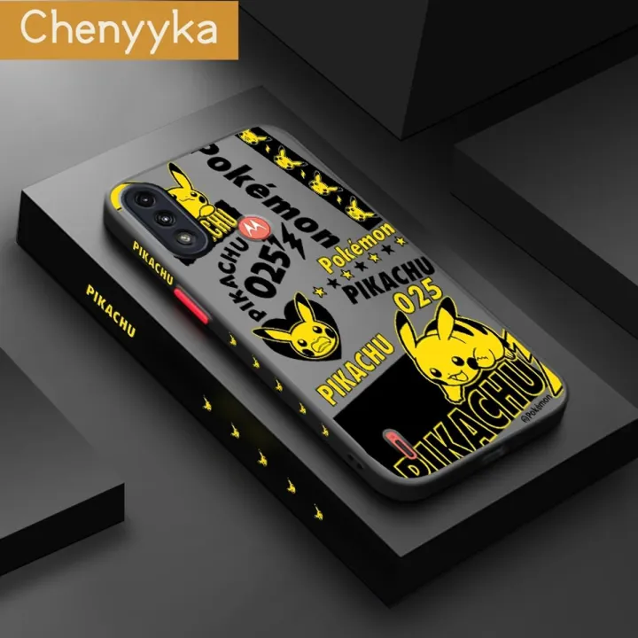 chenyyka For Motorola E7 Power Motorola E7i Power Case Fashion Case Fashion Cool Pikachu Pattern ...