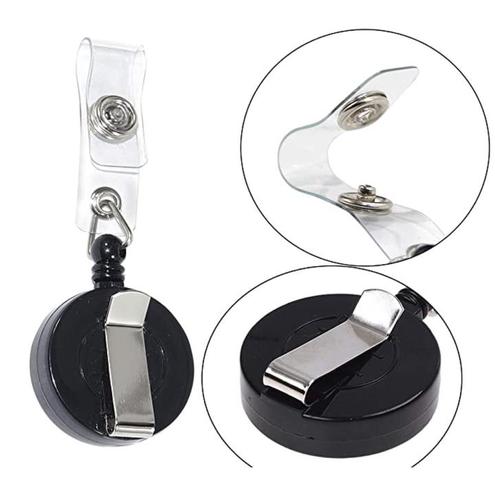Round Shape Yo-Yo Retractable Key Ring for ID Card Holder | Daraz.pk