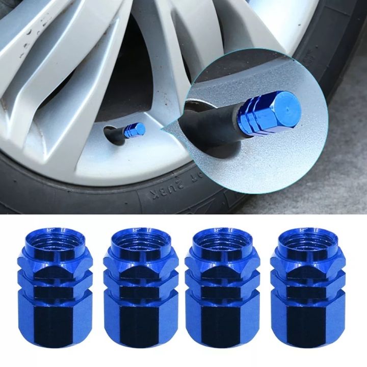"Aluminum Tire Valve Stem Caps – Universal Air Valve Dust Covers for ...