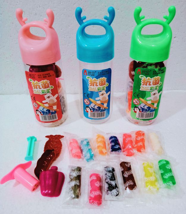 clay set 12 different colors clay pack for kids / clay / playdough for ...