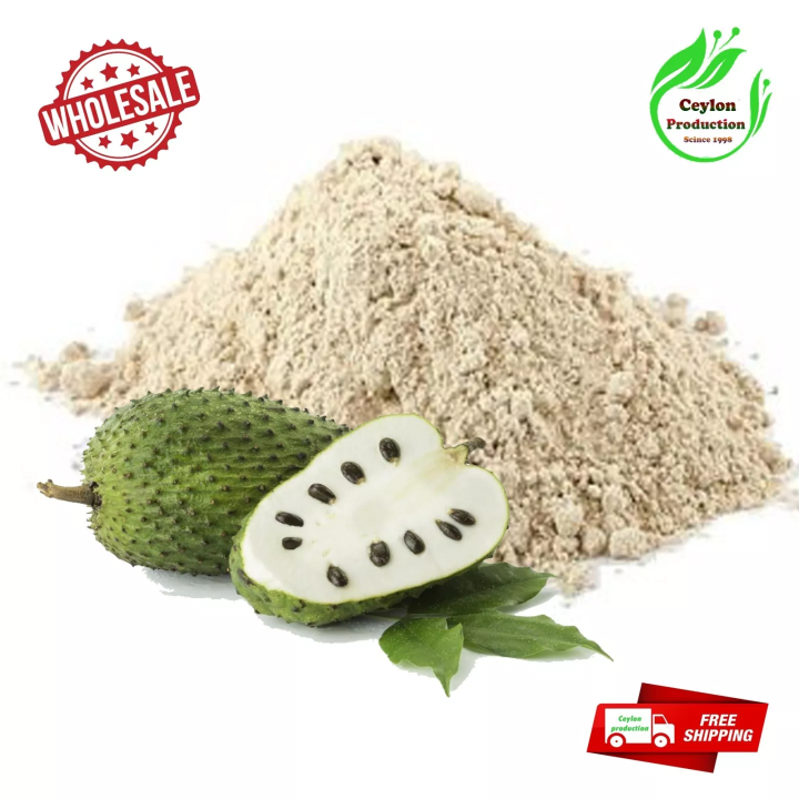 Dried Soursop Fruit powder organic pure natura Graviola Annona Muricat ...