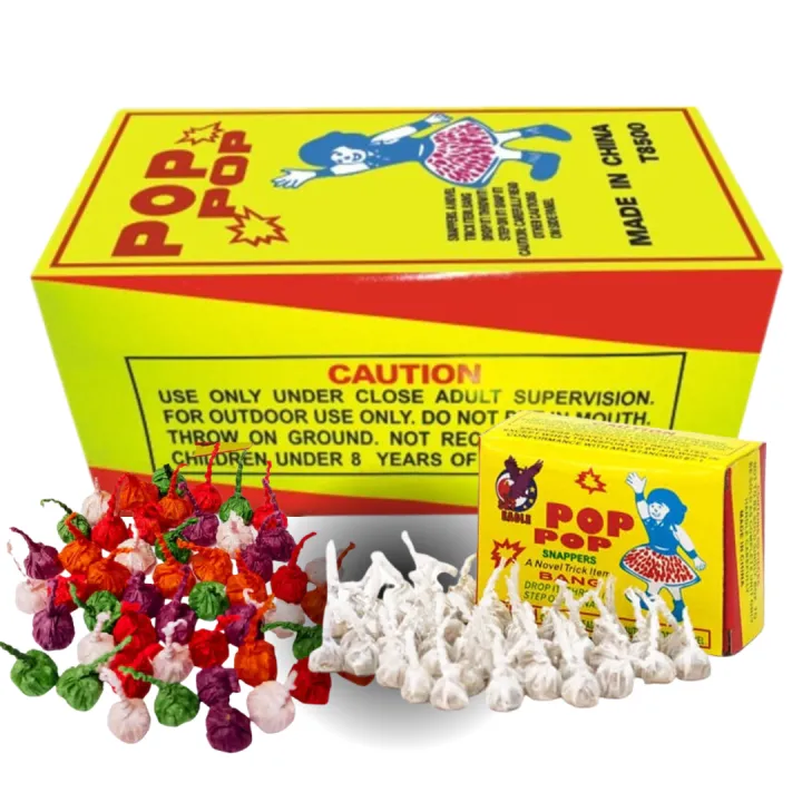 Pop Pop Crackers Full Box | Pop Pop Snappers Fireworks for Kids – Fun ...
