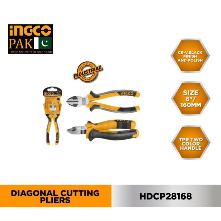 Ingco Diagonal Cutting Plier 6" Industrial | Daraz.pk