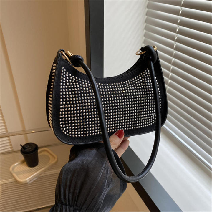 Diamond Bag Women's Bag Shoulder Bag Underarm Bag Saddle Bag | Daraz.pk