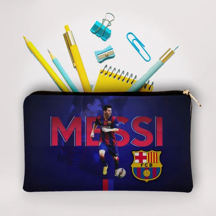 Messi Pencil Pouch Stylish Storage Bag for Football Leo Fans | Daraz.pk