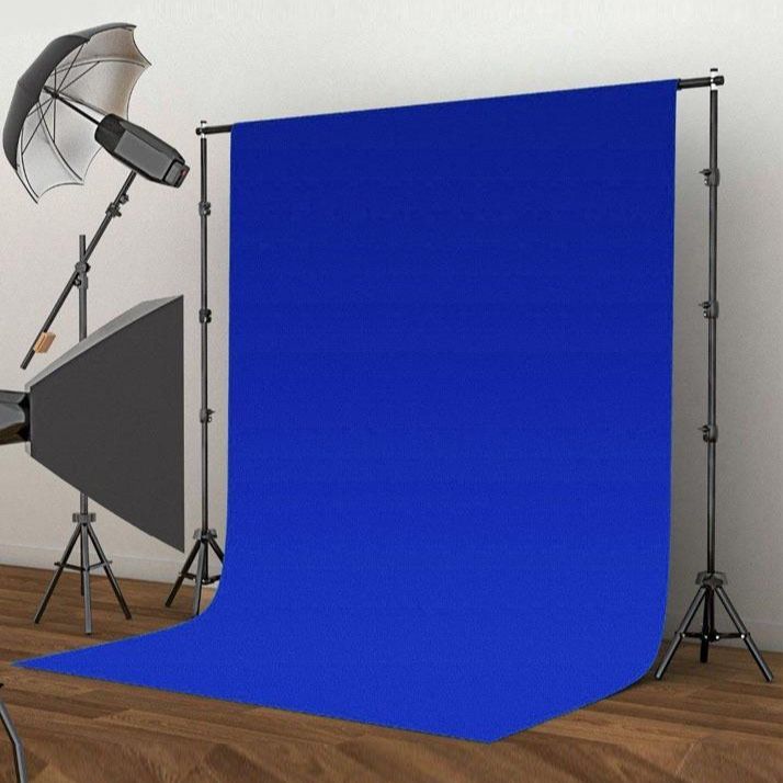 Blue Background Cloth 5Ft X 3Ft for Home & Studio Backdrop Photo, Video ...