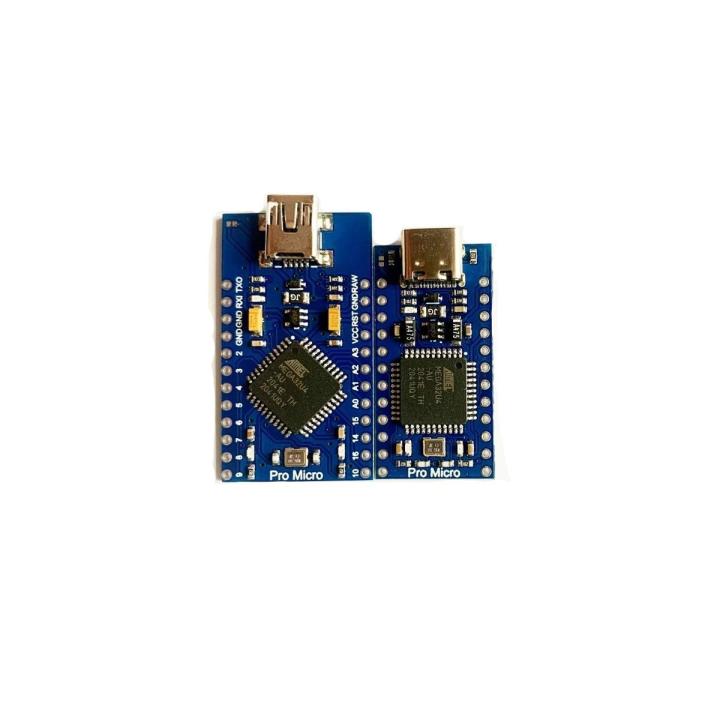 MINI/TYPE-C USB Pro Micro ATmega32U4 5V 16MHz For Arduino ATMEGA32U4-AU ...