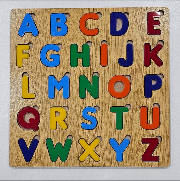 ABC| Puzzle Board Wooden And acrylic ABCD Early Childhood English ...
