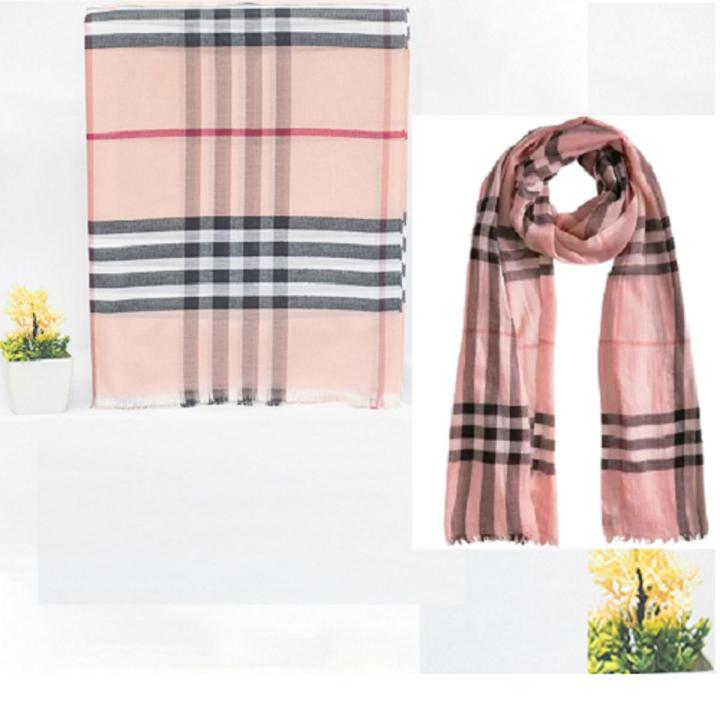 Fashion Stoler Burberry Style Pinlk Colour For Girls & Female | Daraz.pk