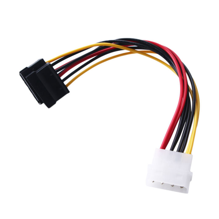SATA IDE Power Lead Connector Wire Male to Female PSU Extension Cable ...