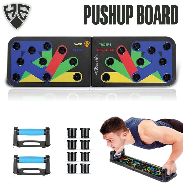 Pushup board, Foldable Pushup Board, Push Up Rack Board, Push Up ...