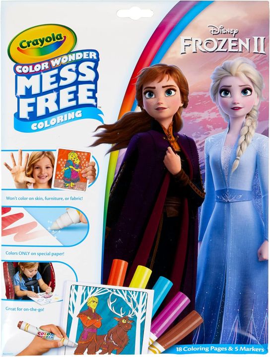 Crayola Frozen Coloring Pages and Markers Set | Daraz.pk