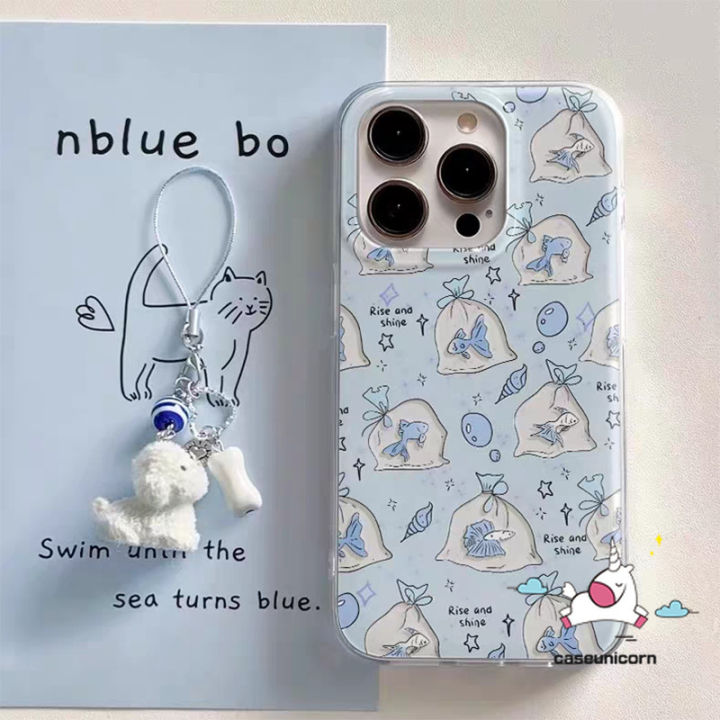 Cute Cartoon Bow Knot Goldfish Graffiti Conch Puppy Bracelet Case ...