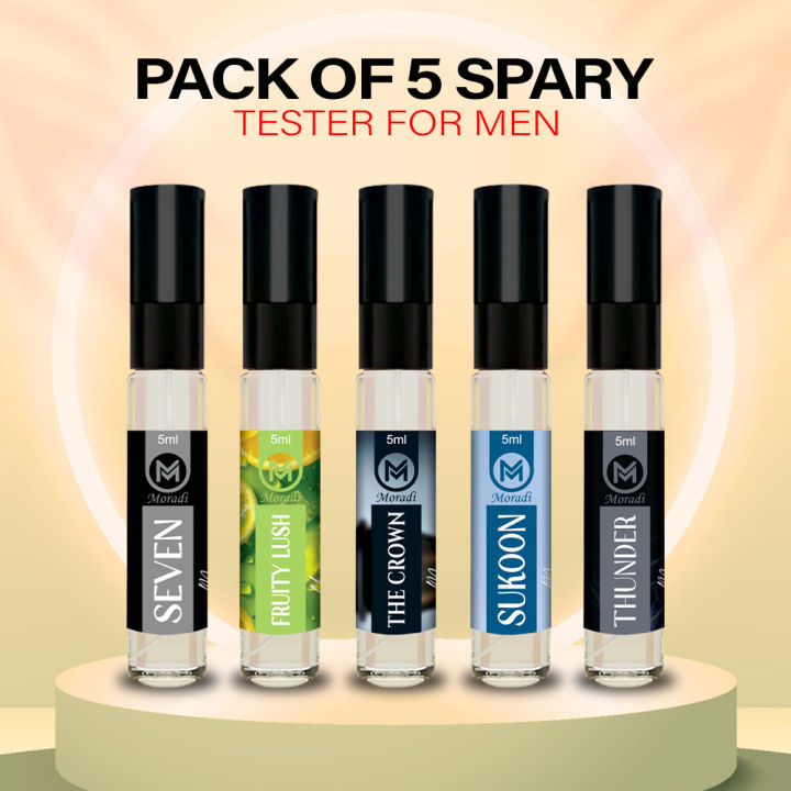 5 Perfume Samples Tester For Men | Our Best Men Seller | Daraz.pk
