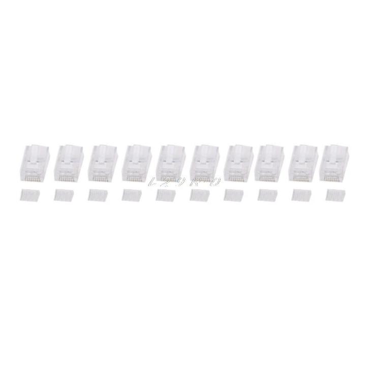 【3C VictoryEagle Store】10Pcs CAT6 8-Pin Modular UTP Unshielded Version ...