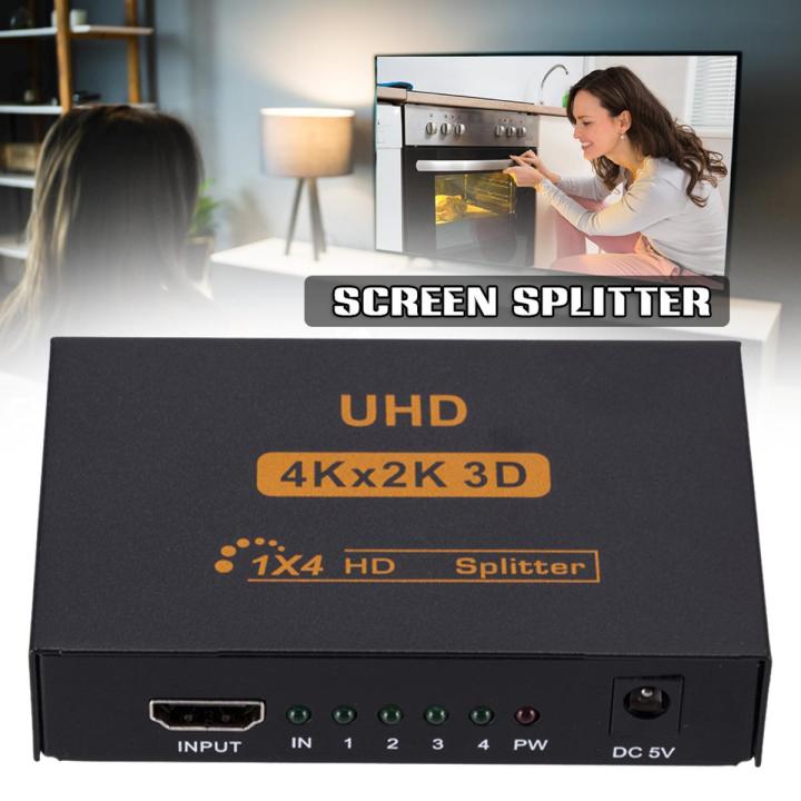 Splitter HD 4K HDMI-compatible Splitters 1 in 4 out Video Switching ...