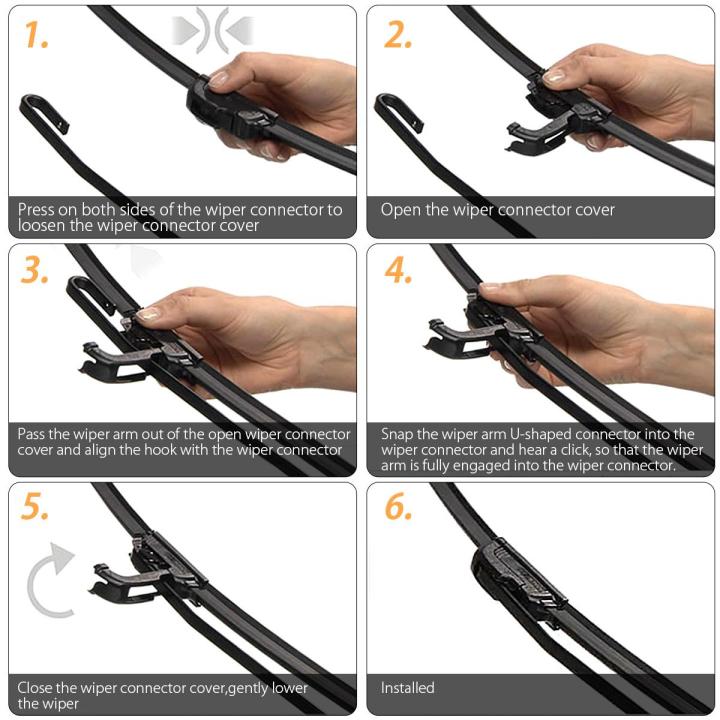 motor tool Audew Car Boneless Wiper WB-540B High Quality Rubber ...