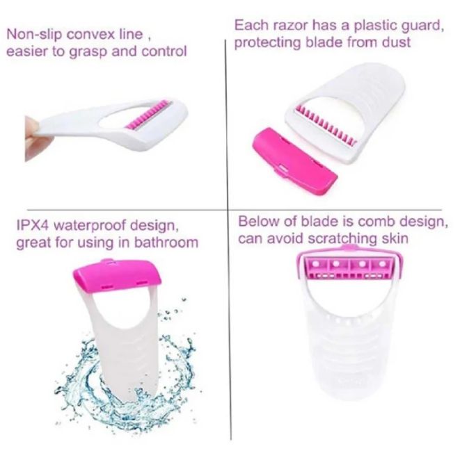 Safit Women Razor Pack Of 06 Safit Disposable Women Body Shaving Razor ...