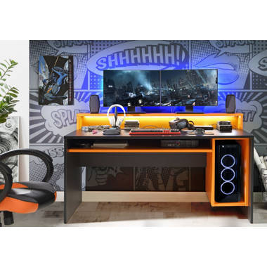 Arqam.B Led Computer Desk / Gaming table / Gaming desk / office table ...