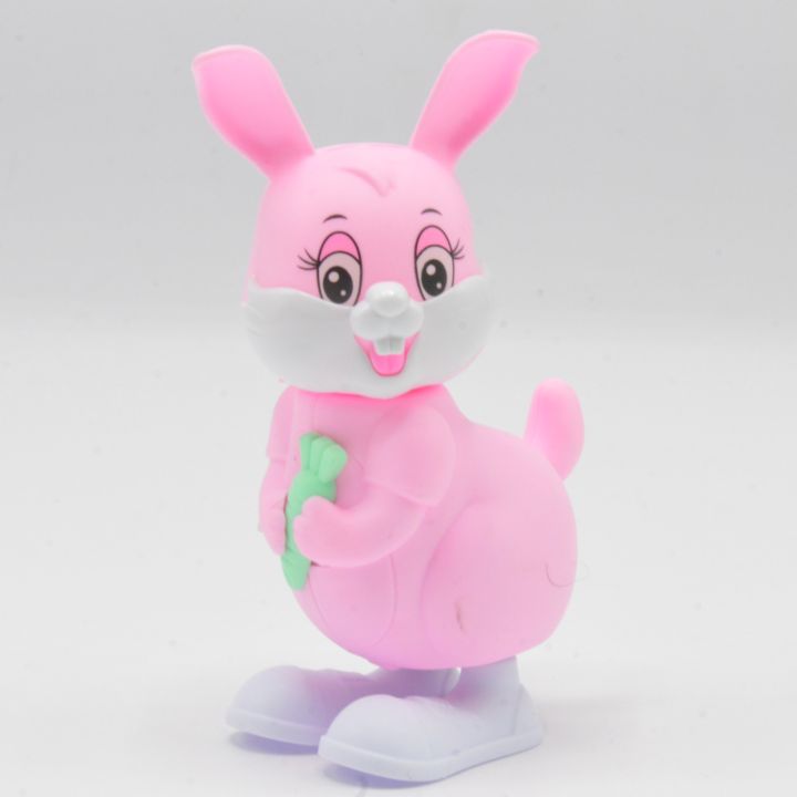 Kids Small Rabbit Wind-Up Toy Classic Mechanical Early Education Music ...