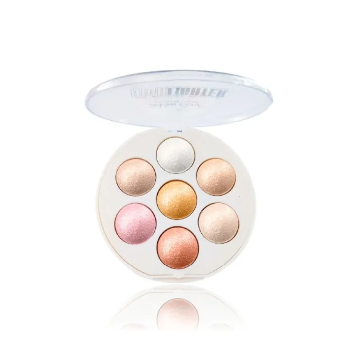 Seven Cool 7 In 1 Shimmer Highlighter Kit Professional Highlighter ...