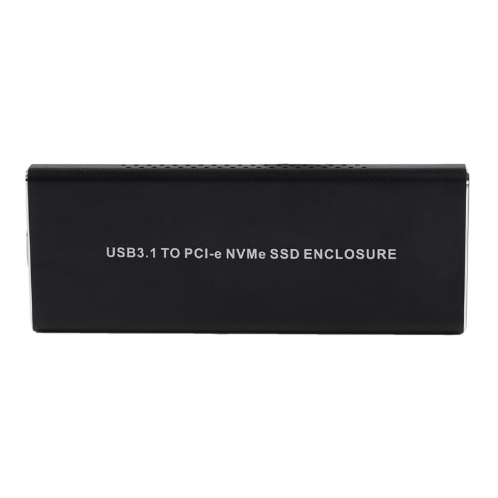 External NVME M.2 to Type-C3.1 Mobile Hard Disk Box HDD Enclosure Black ...