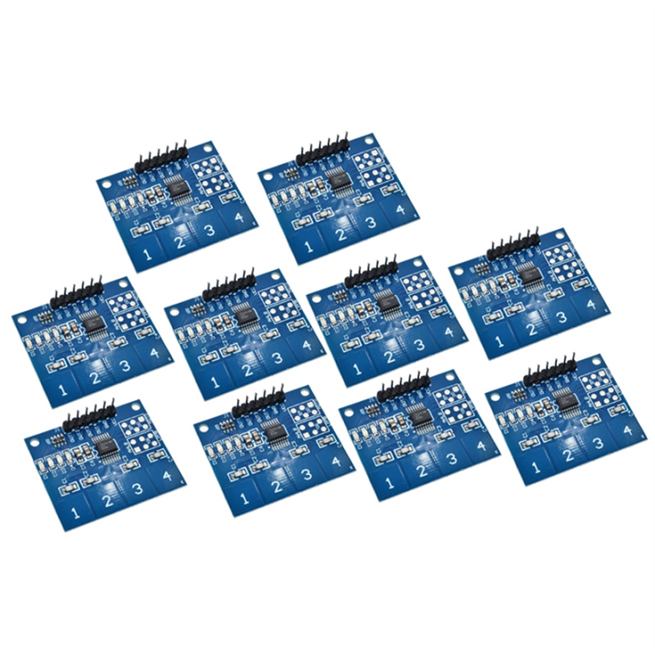 Ttp224 Digital Touch Sensor Capacitive Switch Module Button Capacitive Switch Module 10pcs 