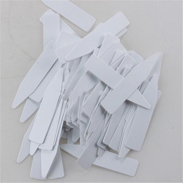 100 Pcs Reusable Pvc Plant Tag Label Tree Fruit Seedling Garden ...