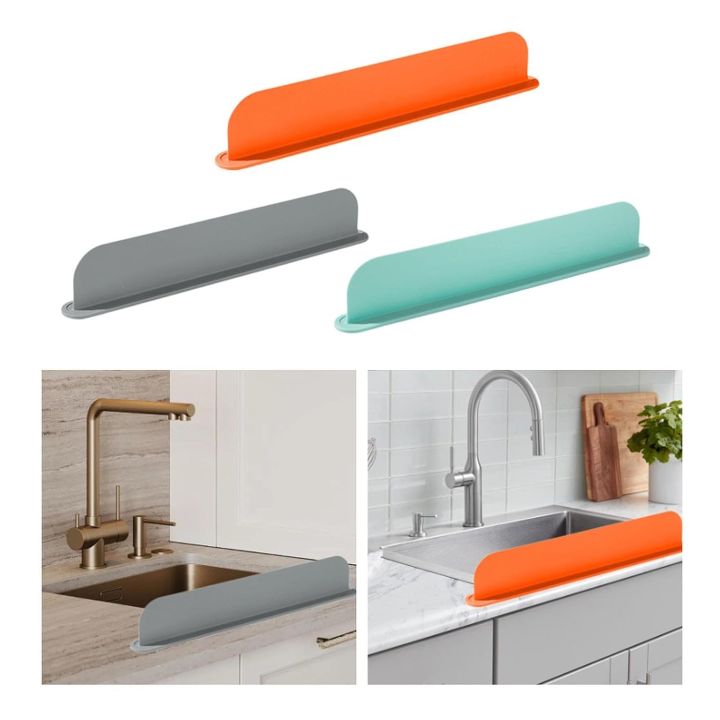 1pc Silicone Sink Splash Guard - Heavy-Duty Water Splash Barrier ...