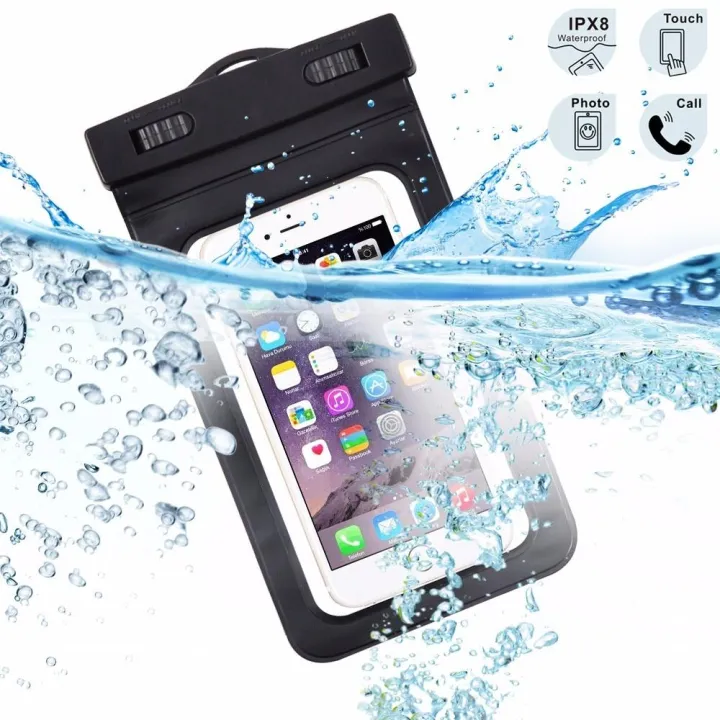 Universal Water Proof Mobile Pouch - Transparent Pouch - Easy To Carry ...