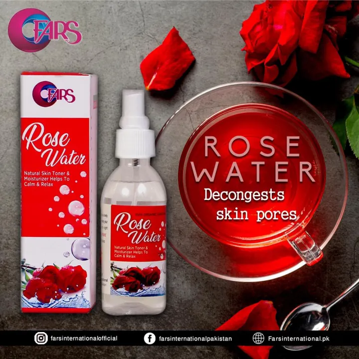 Fars Rose Water Refreshing Rose Spray 120 ml | Daraz.pk