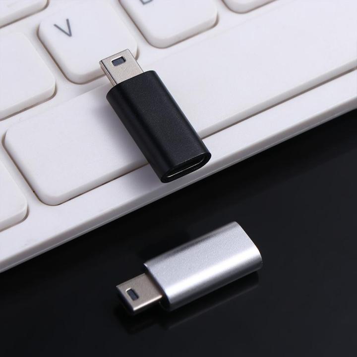Universal Metal Data Transfer USB2.0 USB Male Type C Female Mini USB To ...
