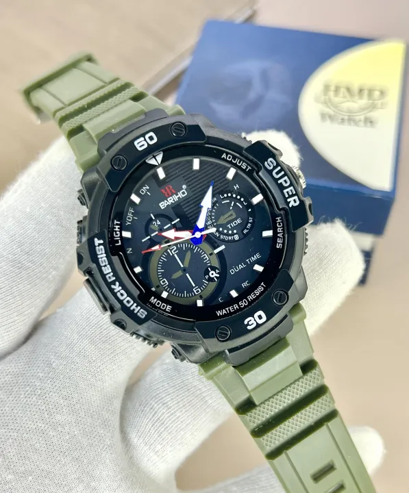 NEW MODEL ARRIVED BARIHO BRAND WATCHES SPORTS LOOK WATCHES | Daraz.pk
