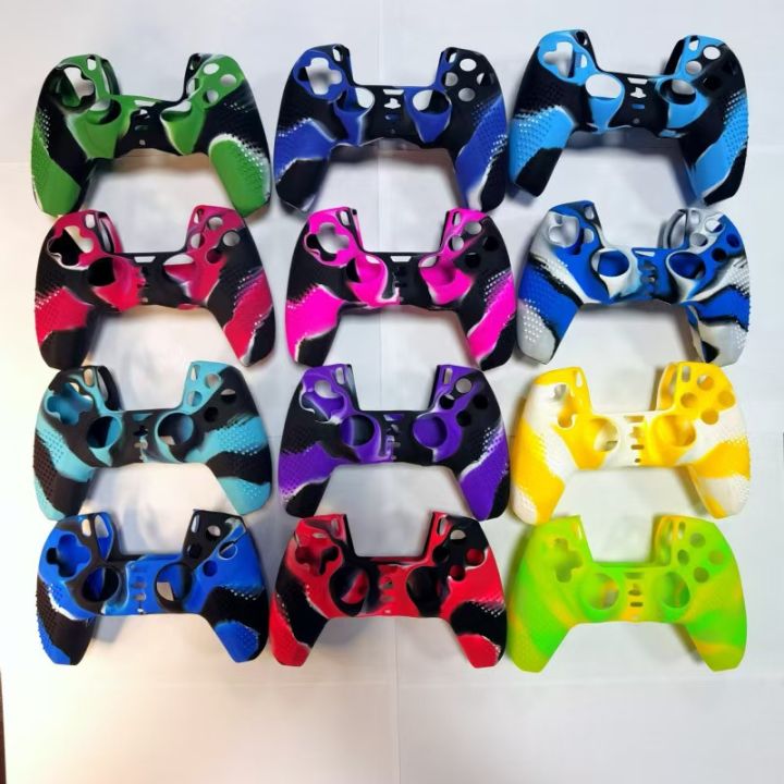 Colorful Anti-Slip Silicone Grip Cover Case Protector Skin for PS5 ...