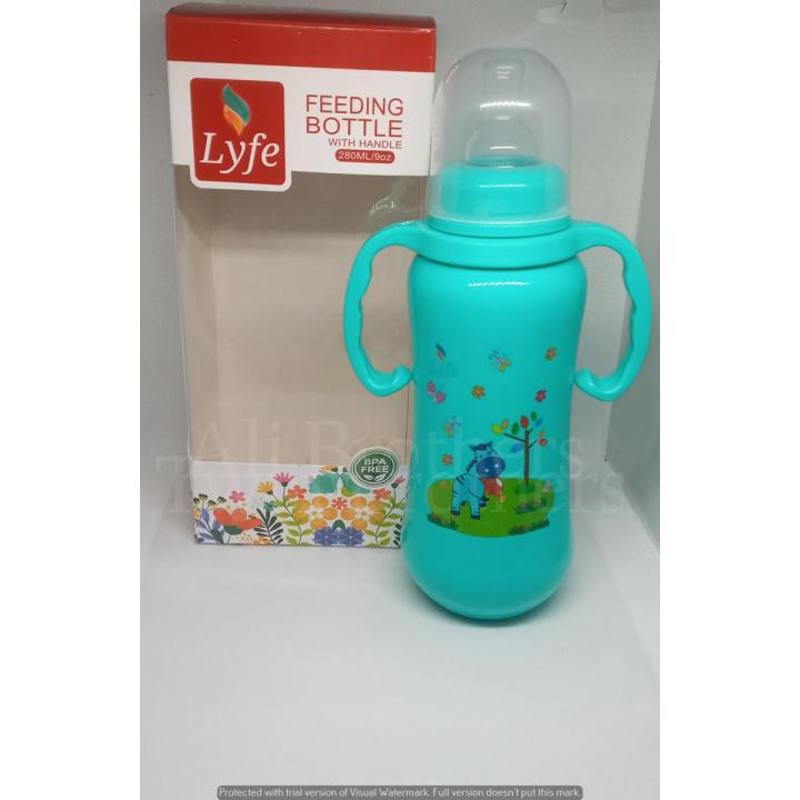 Lyfe Baby feeder 270ml/9oz BPA free Plastic Feeding bottle 280Ml/9Oz ...